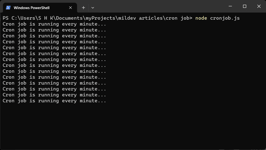 Setting up Cron Jobs using node-cron in Node.js
